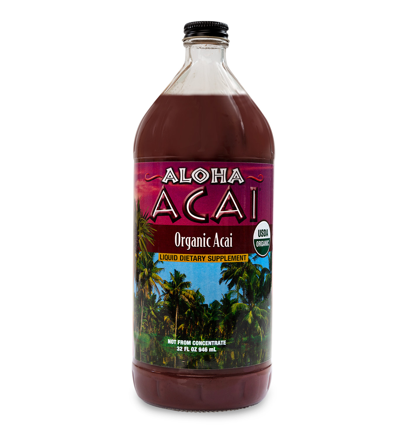 BIO INNOVATIONS: Acai - Organic Aloha Acai Puree, 32oz