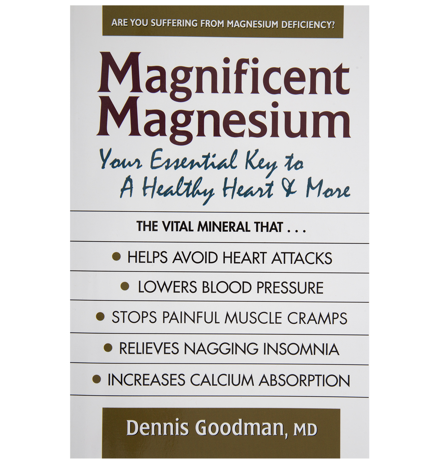 BIO INNOVATIONS: Magnificent Magnesium, by Dr. Dennis Goodman, 192 pgs ...