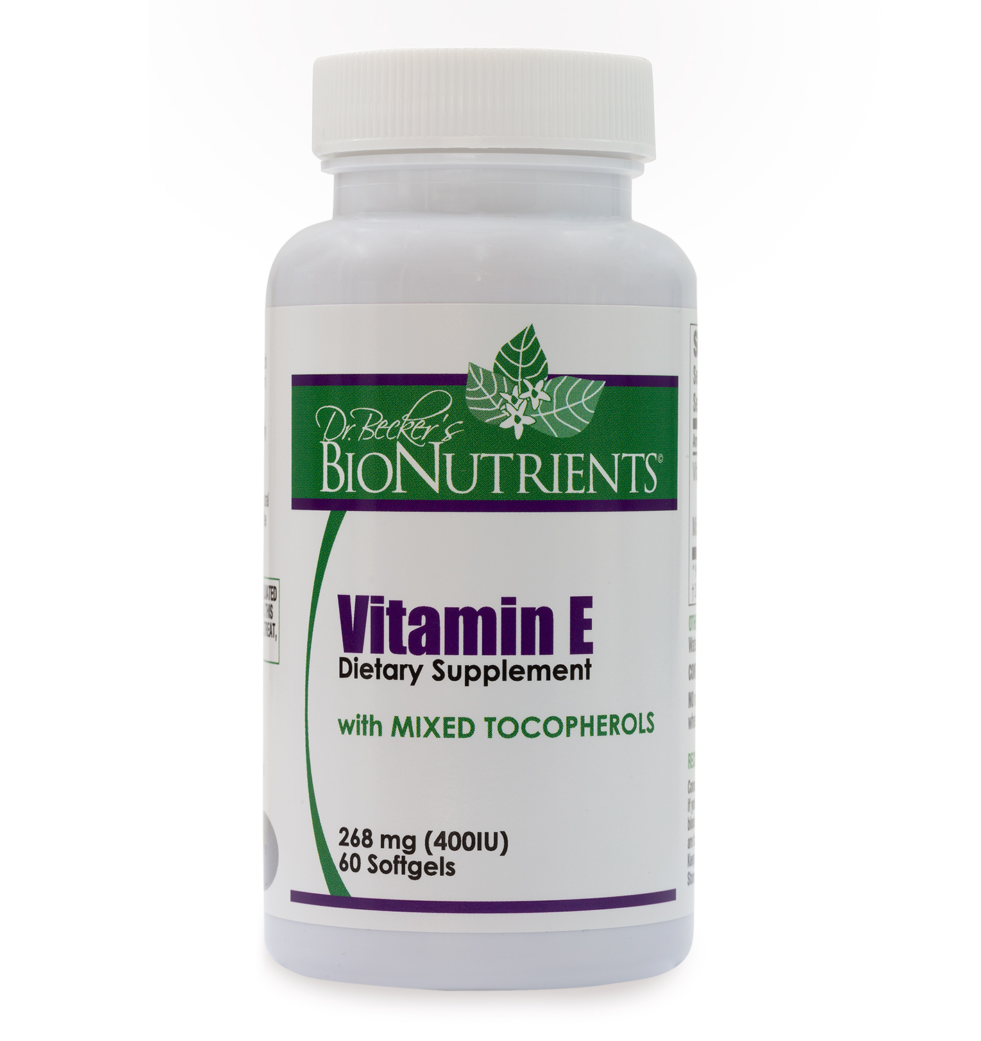 BIO INNOVATIONS: Vitamin E, 286mg (400 I.U.), 60 Softgels